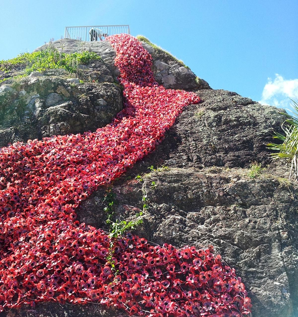 Anzac Poppy Art 2015 - Lynne Adams